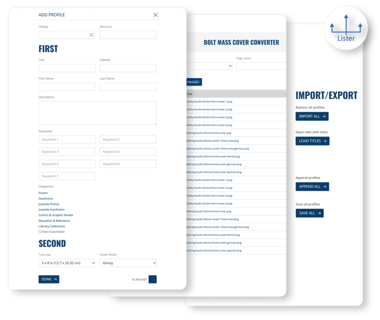 Book Bolt – No Content Book Research, Design, Listing - Book Bolt