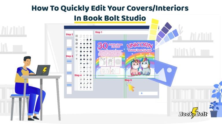 How To Quickly Edit Your Covers/Interiors In Book Bolt Studio - Book Bolt