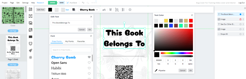 How To Quickly Edit Your Covers/Interiors In Book Bolt Studio - Book Bolt