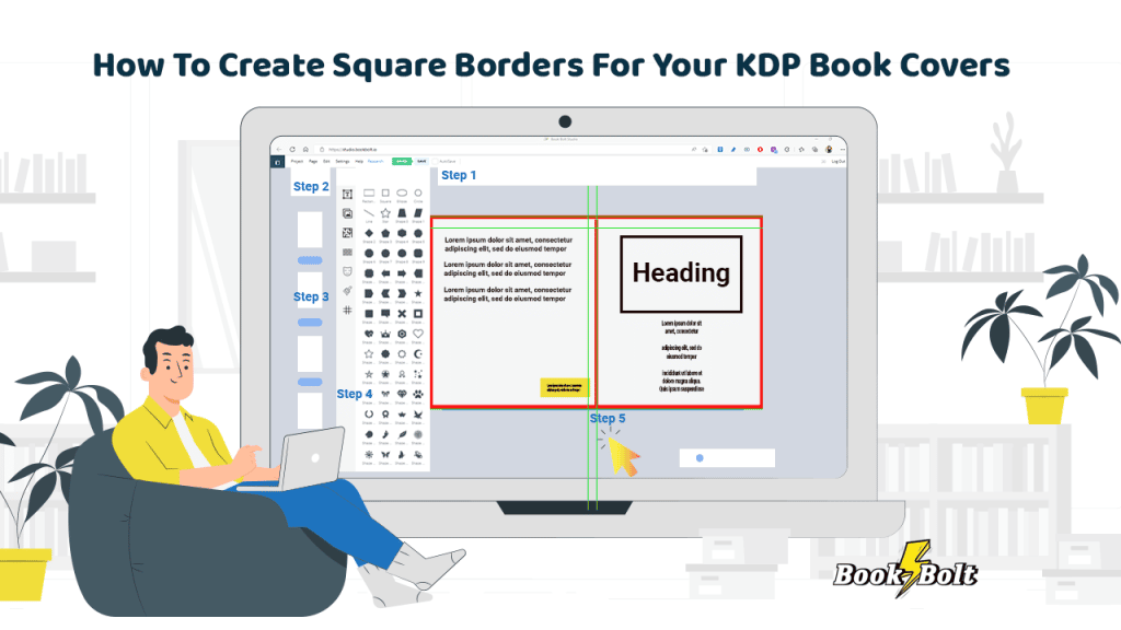 How To Create Square Borders For Your KDP Book Covers - Book Bolt