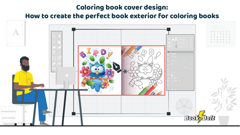 Coloring book cover design: How to create the perfect book exterior for ...