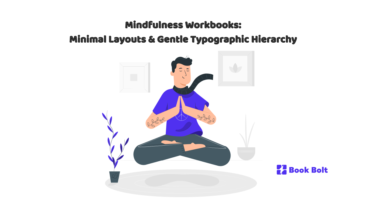 Mindfulness Workbooks: Minimal Layouts & Gentle Typographic Hierarchy ...